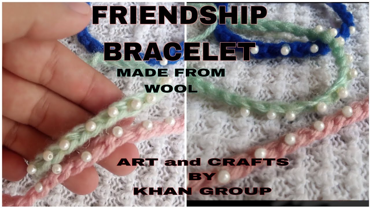 BRACELET / FRIENDSHIP BRACELET / WOOLLEN BRACELET /HOW TO MAKE EASY ...