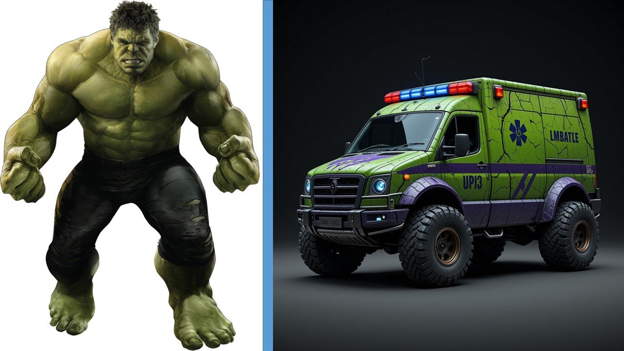 avengers transforms ambulance #spiderman #marvel #avengers #batman # ...