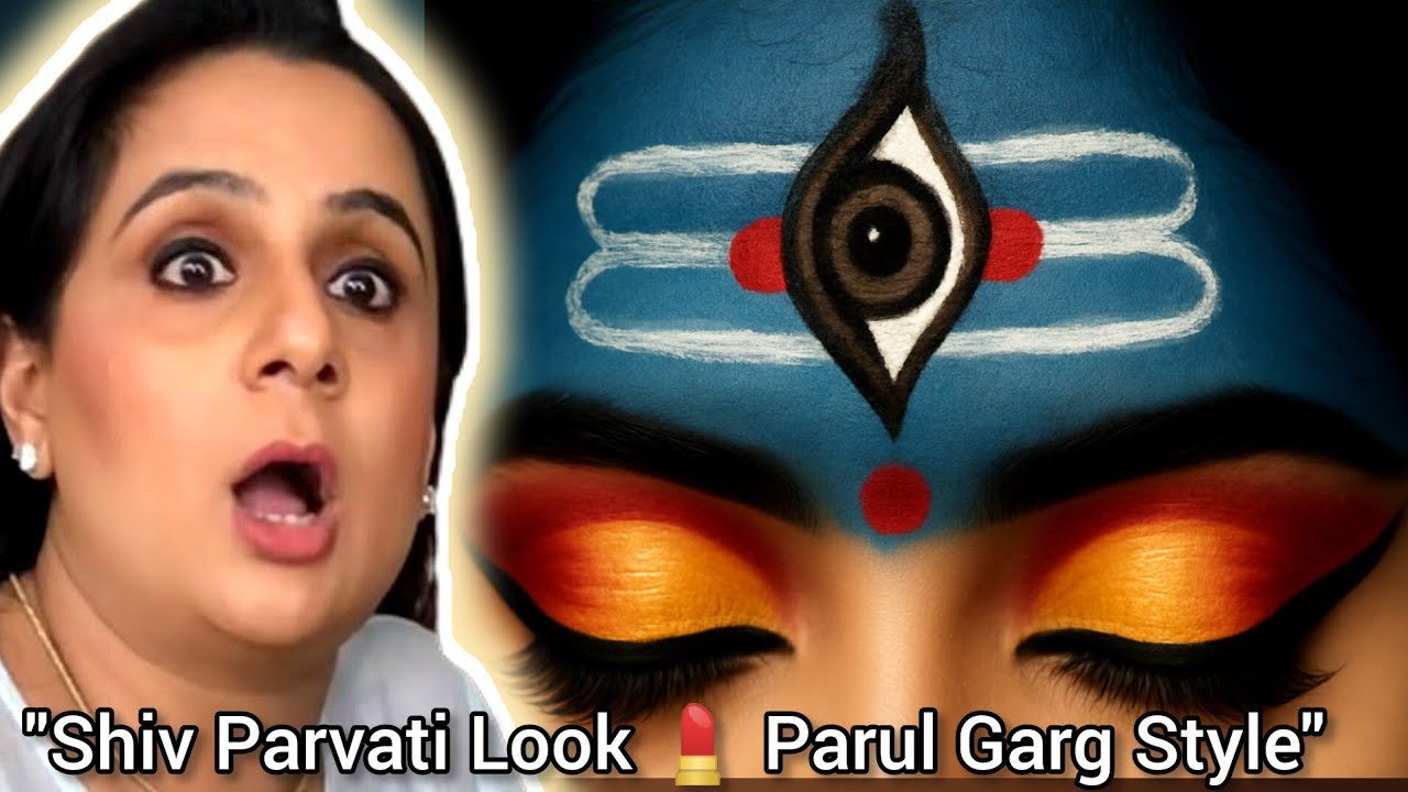 🔥 "Parul Garg Inspired Shiv Parvati Eye Makeup 🔱💫 | Sawan Special ...