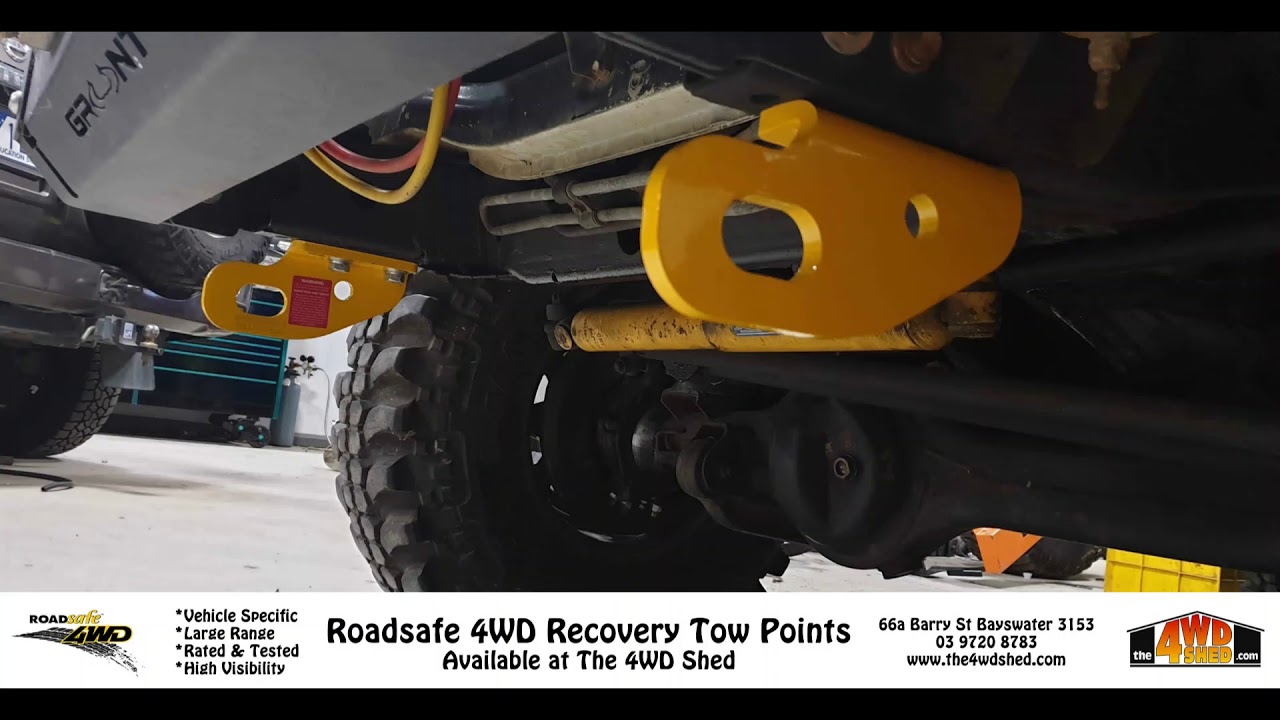 Roadsafe Recovery Points Available at The 4WD Shed - YouTube