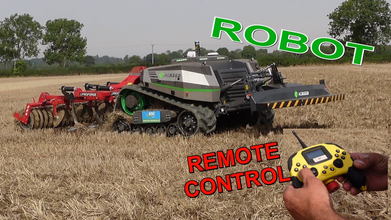 THIS AUTONOMOUS TRACTOR IS THE FUTURE?? AGXEED AGBOT T2 - YouTube