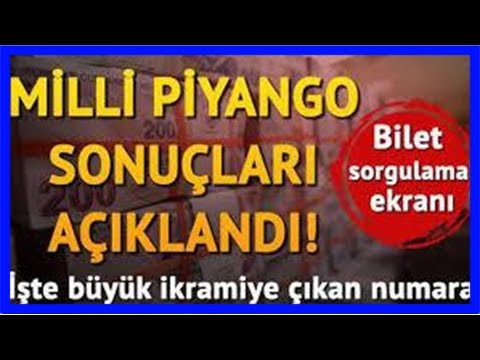 Milli piyango sonuçları 19 kasım | mpi sıralı tam liste