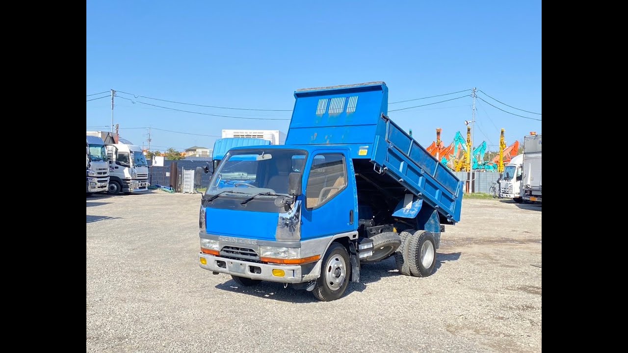 1995 Model, Mitsubishi Canter Dumper, 4D33 Engine, High Deck !! - YouTube