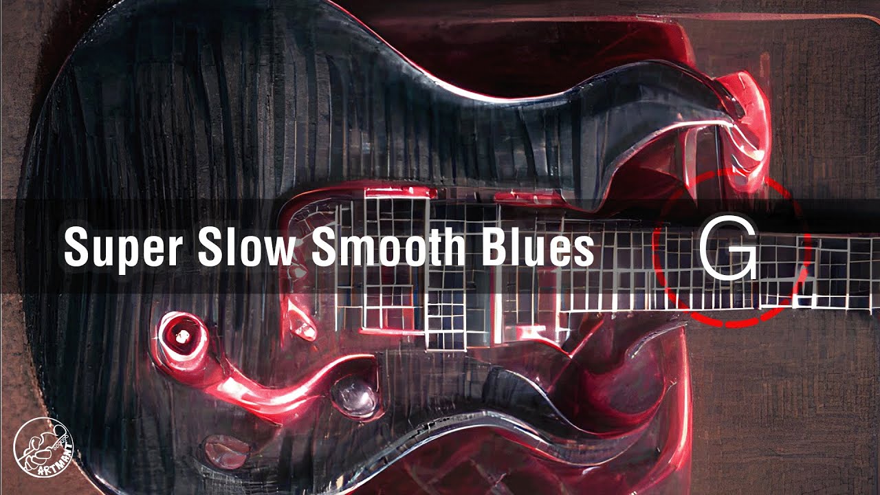 Super Slow Smooth Blues Backing Track in G - YouTube