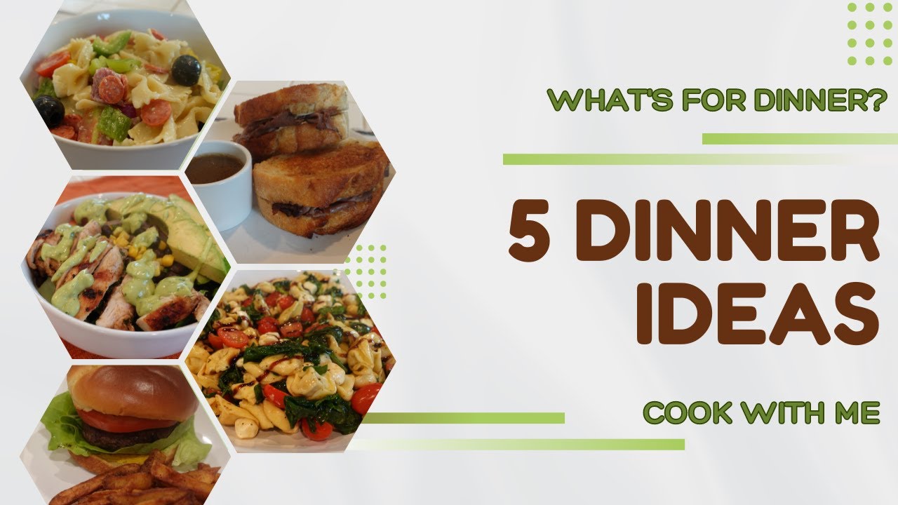 5 Dinner Ideas ‖ Cook with me ‖ What's for Dinner? - YouTube