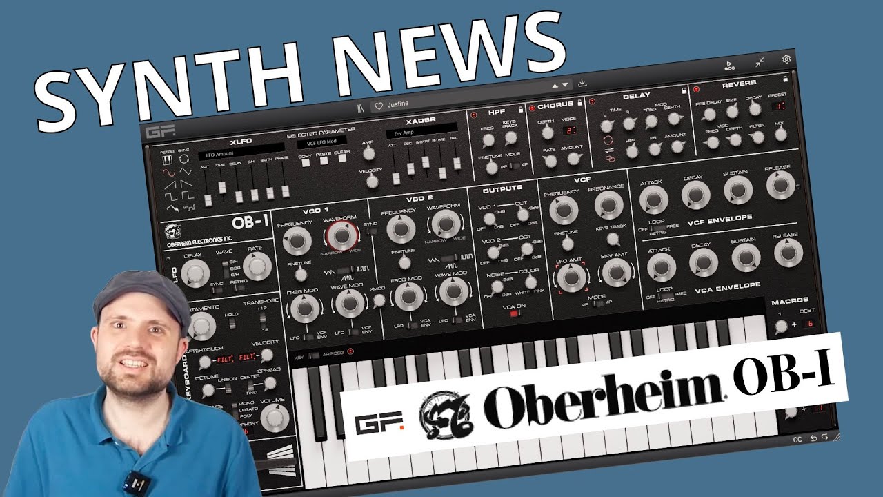 GForce Software Oberheim OB-1 Plugin: Quick Look & Sound Demo | SYNTH NEWS - YouTube