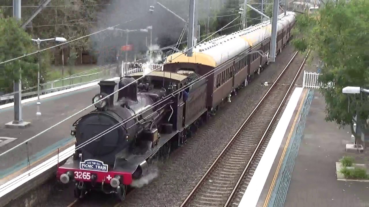 Locomotive 3265- Kiama Picnic Train 6/10/19 - YouTube