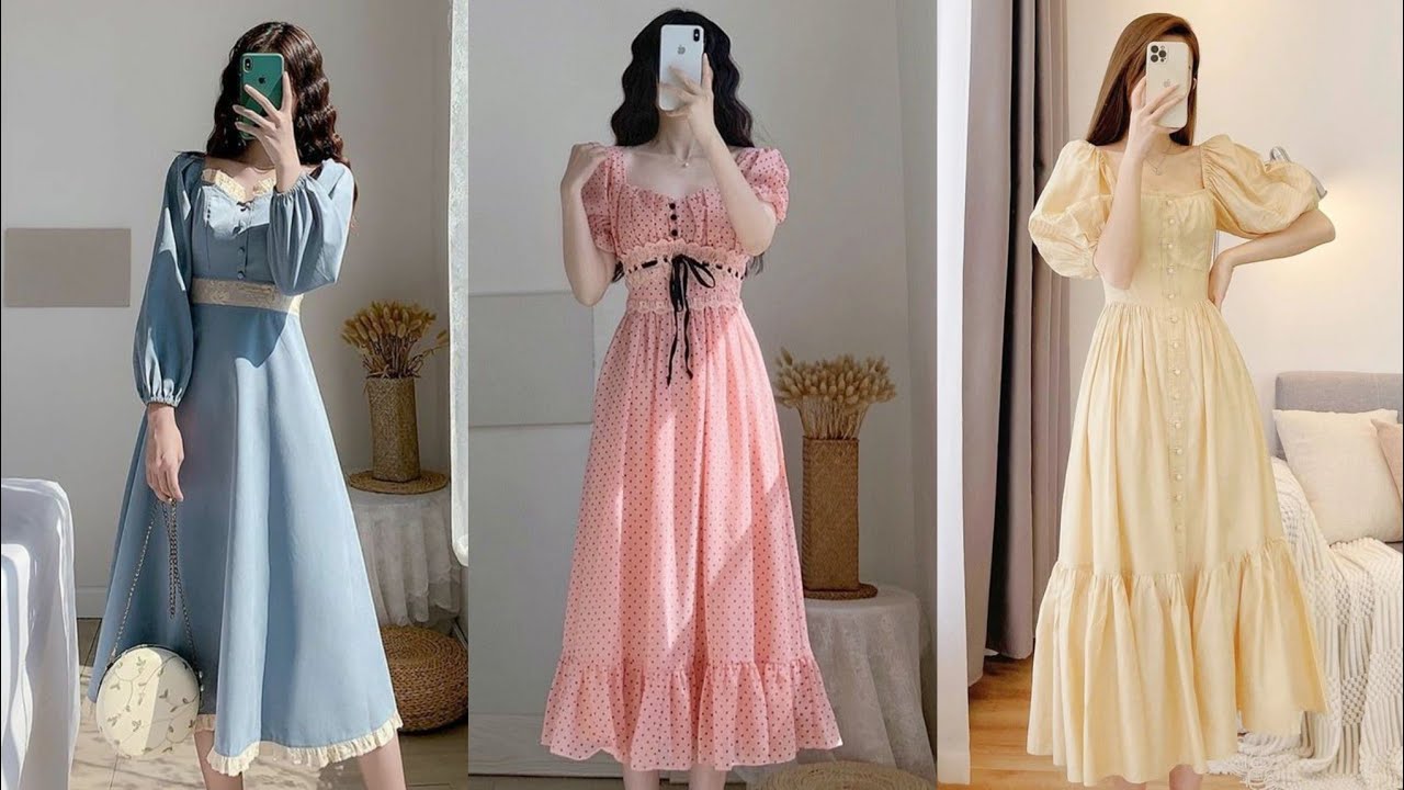 Formal wear elegant midi dresses designs/Stylish midi dresses designs ...