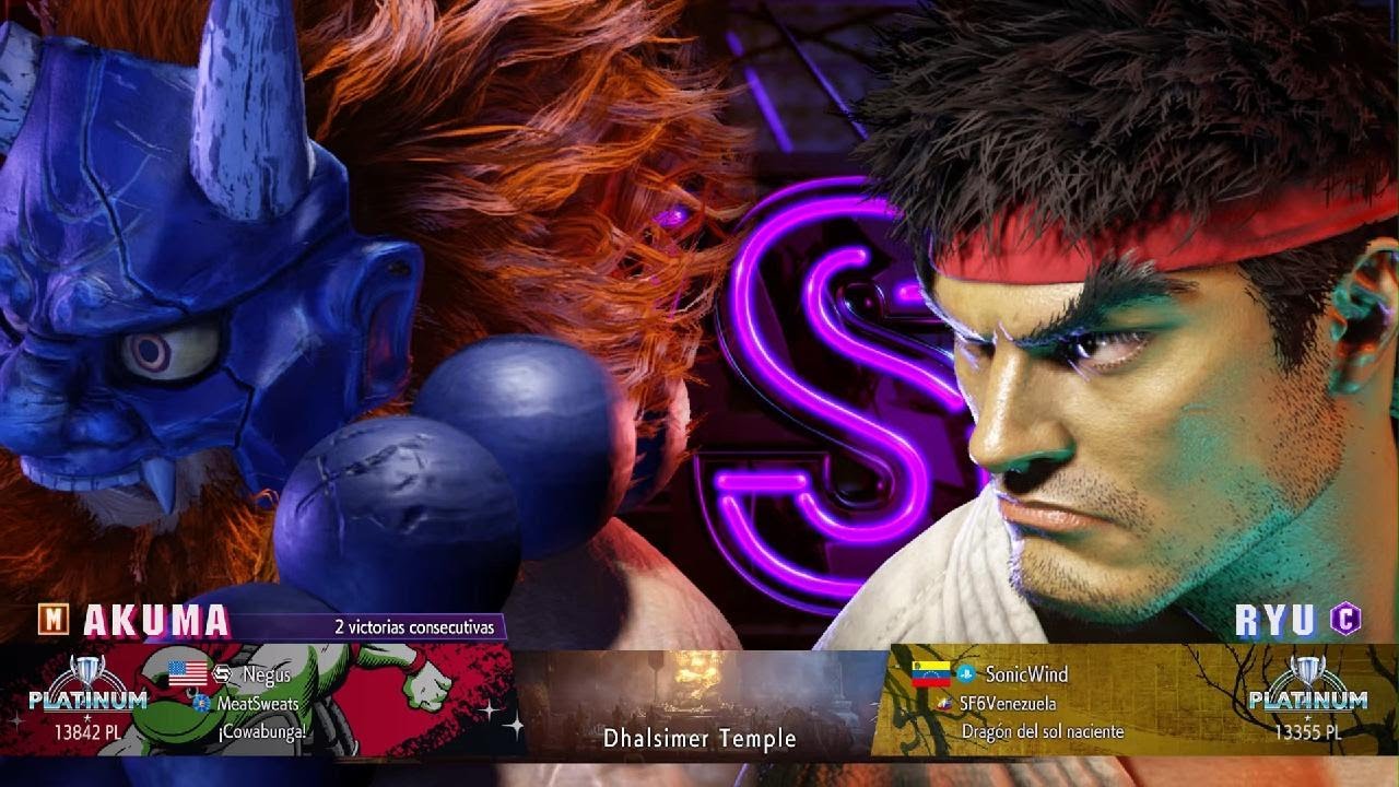 Street Fighter 6 ¤ Ryu vs Akuma Ranked match - YouTube