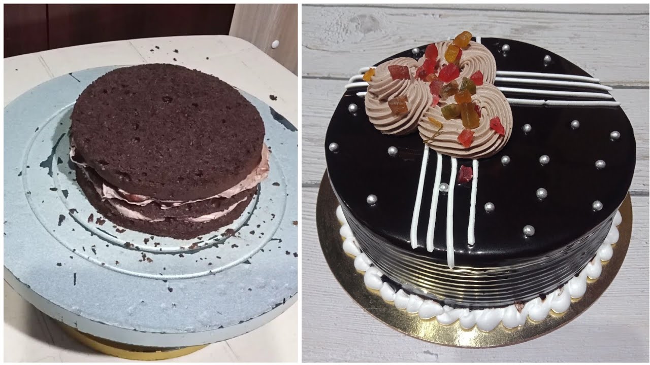 Dutch Cream chocolate cake /// Dutch chocolate cake tutorial ...