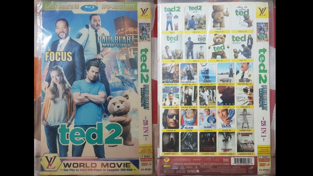 Ted 2 Paul Blart Mall Cop 2 Focus DVD Menu 2019 - YouTube