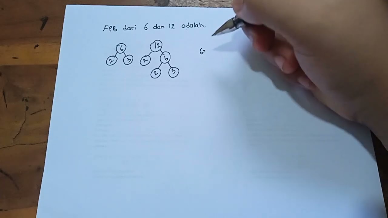 FPB dari 6 dan 12 adalah - YouTube