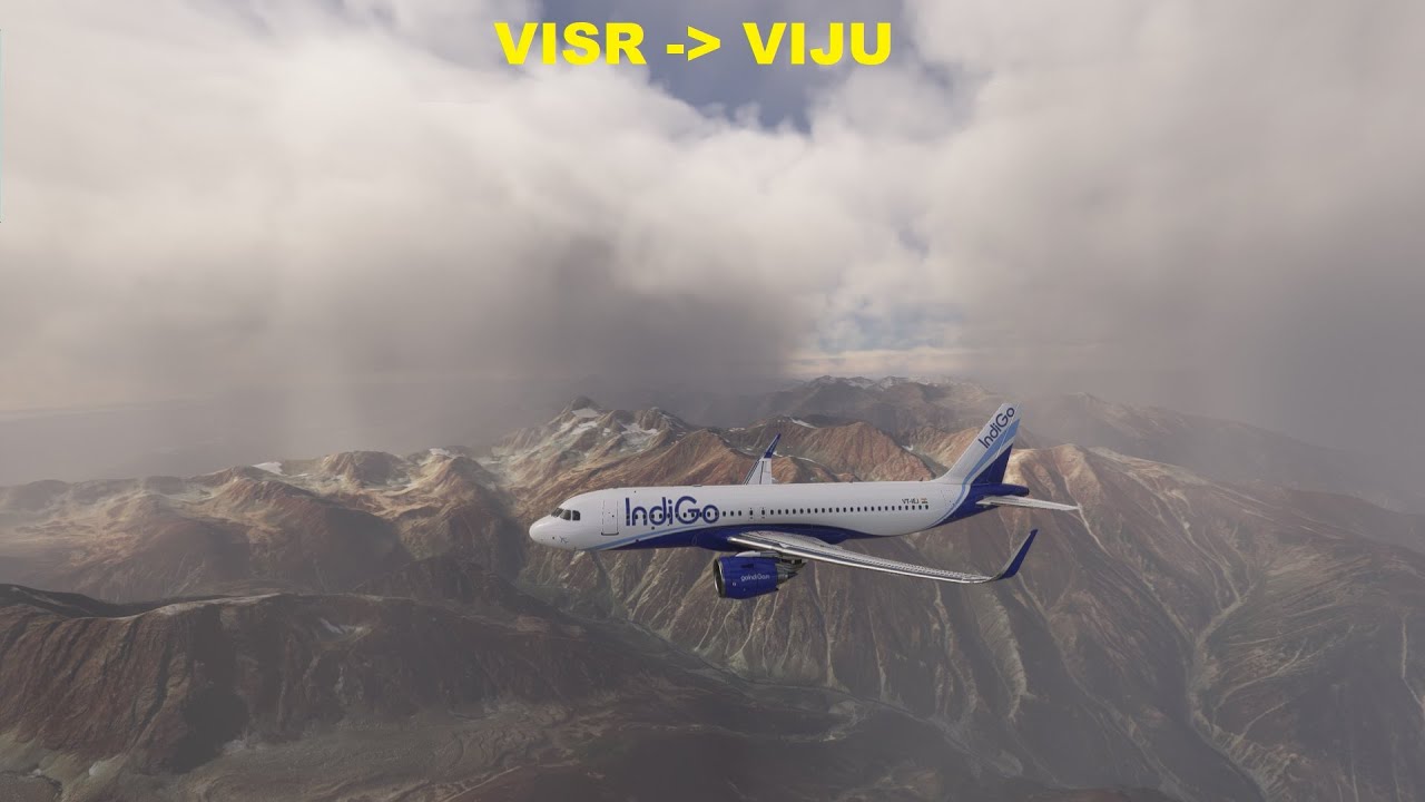MSFS | Indigo Airbus A320 neo | Srinagar (VISR) to Jammu (VIJU) - YouTube