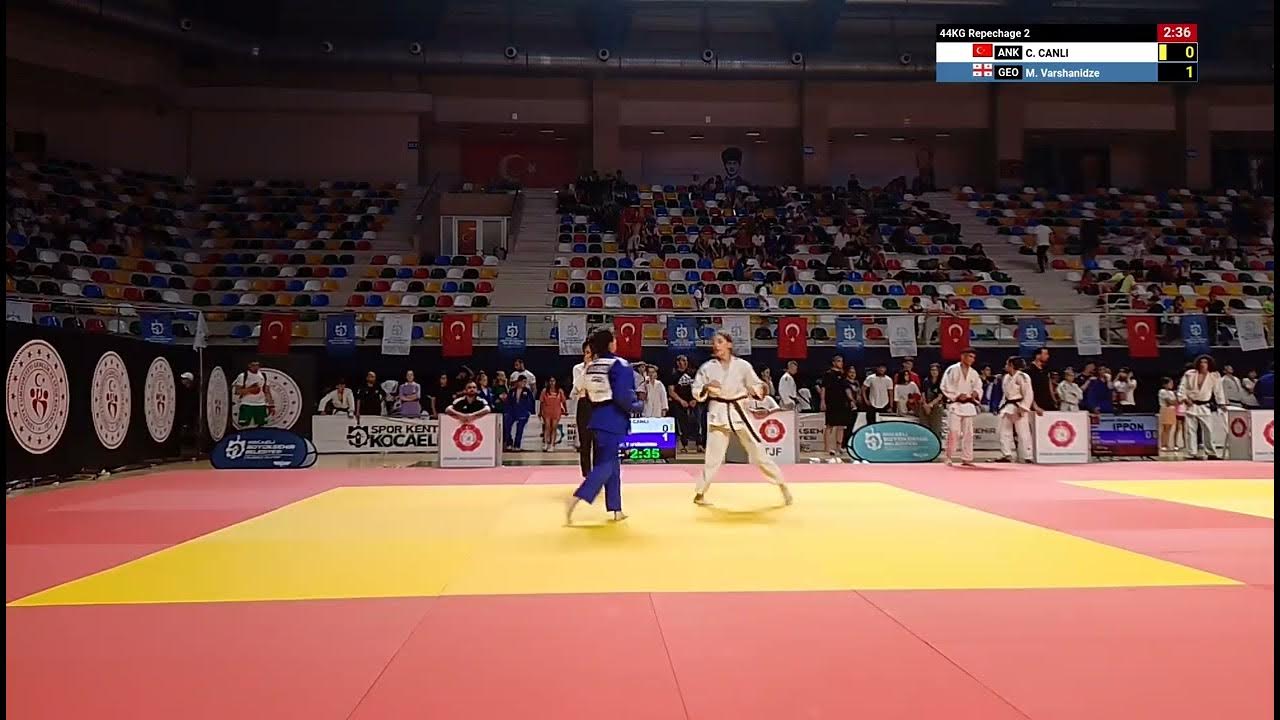 CEREN CANLI - Mari Varshanidze 44KG Repechage 2 - YouTube