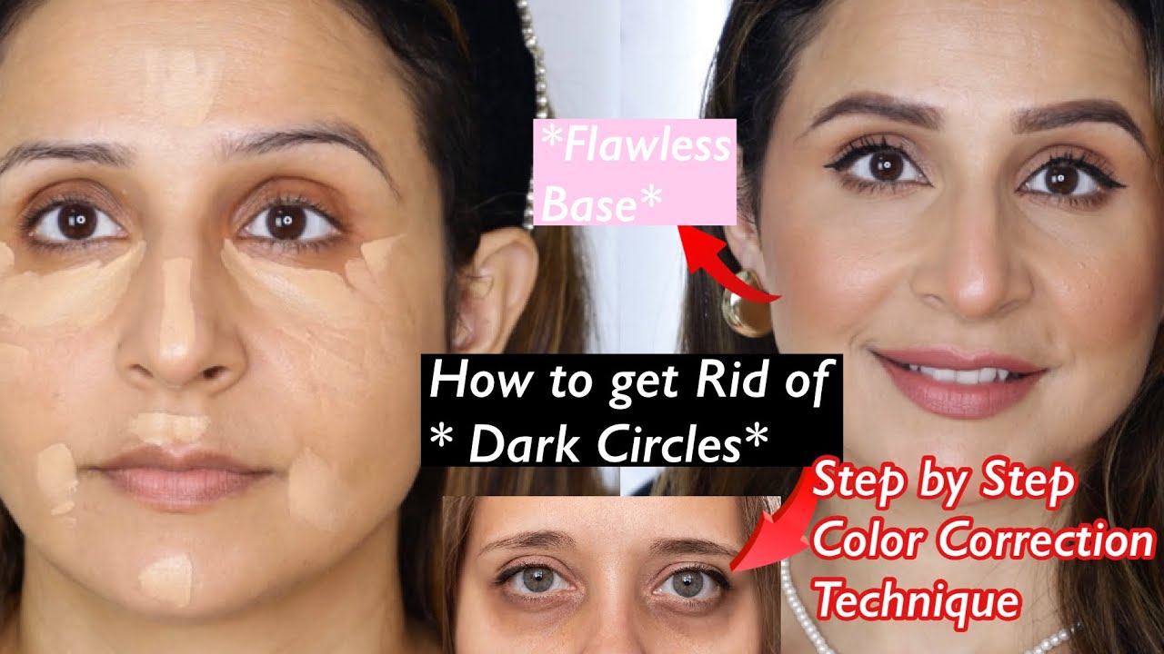 How to Cover Dark Circles~ Makeup Technique You must Follow~Step By ...