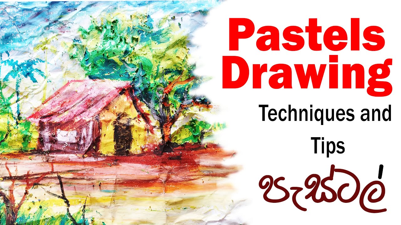 Easy oil pastal drawing for beginners / Drawing Techniques and Tips ...