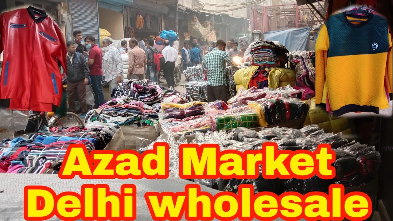 Azad Market Delhi || Samar Collection Delhi | All Gram Kapde | Delhi ...