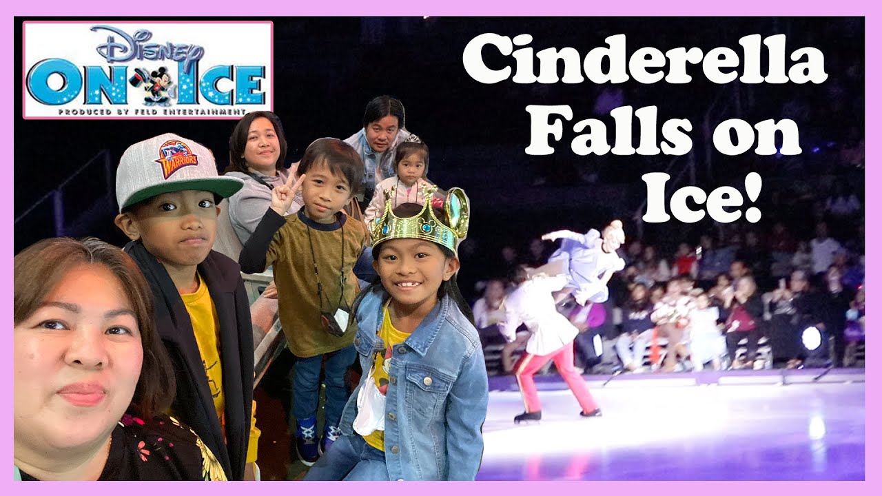 DISNEY ON ICE 2022 | CINDERELLA FALLS ON ICE - YouTube