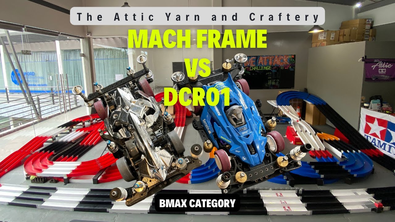 Tamiya Mini 4WD - Mach Frame Vs DCR01 - YouTube