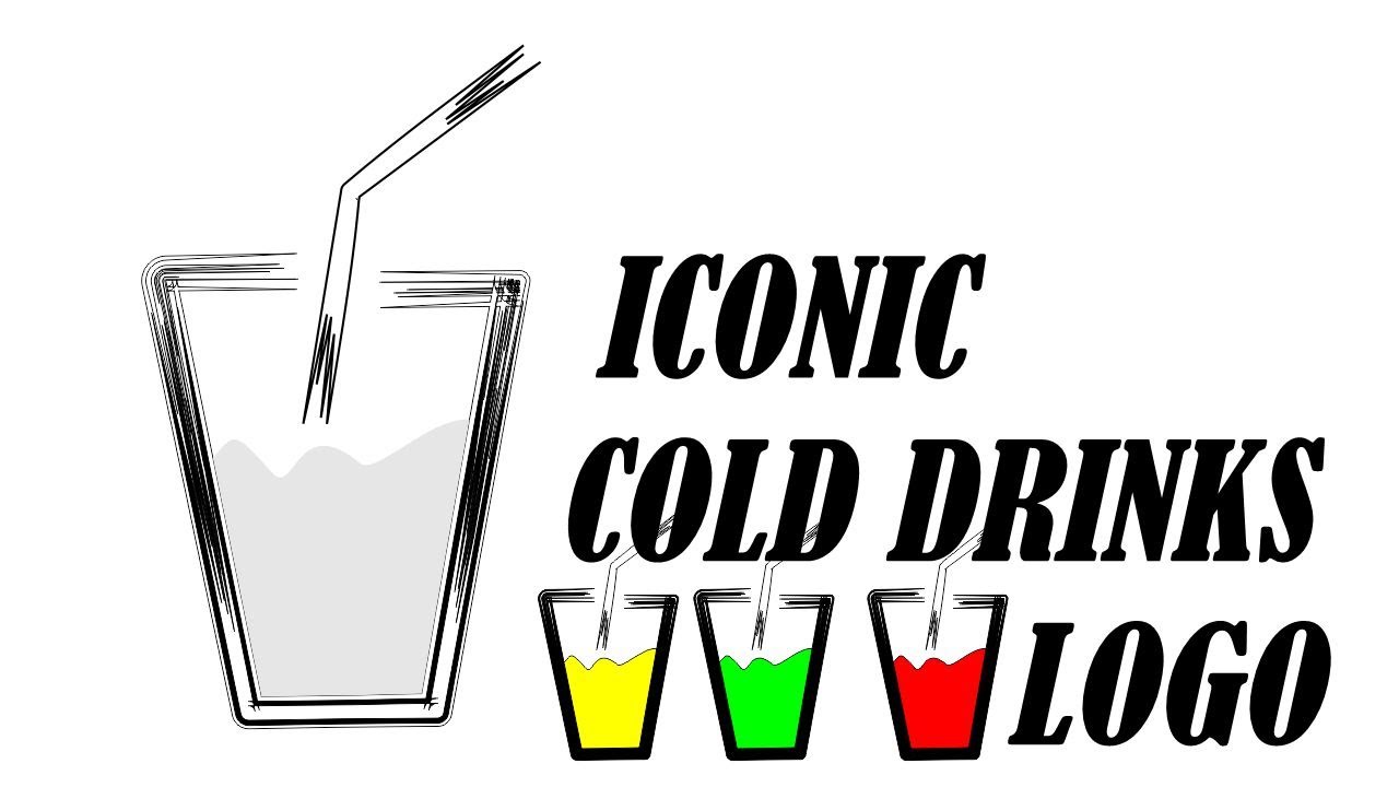 ICONIC COLD DRINKS LOGO CONCEPT - YouTube