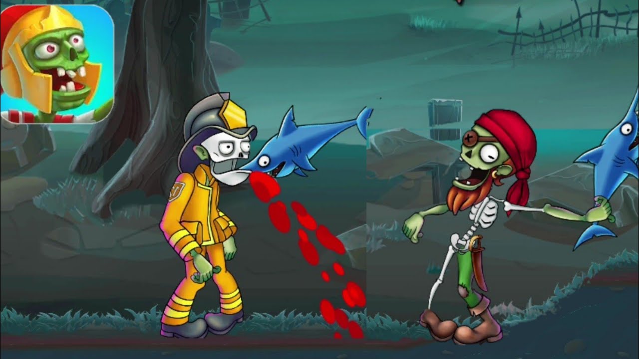 Zombie Blades:Bowmasters- Fire Fighter -Pirate Gameplay - YouTube