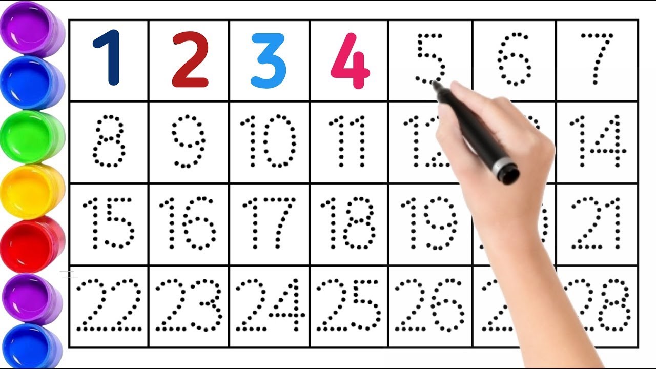 123456789, count to 100, 1 to 100 counting, 1 to 100, Numbers song ...