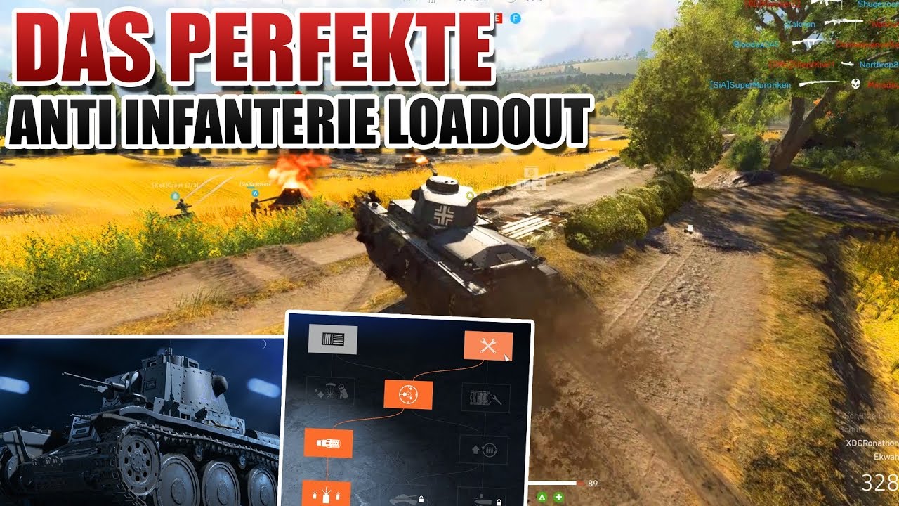 Absolute Laser-Tankgun... Battlefield V Leichter Panzer Loadout - YouTube
