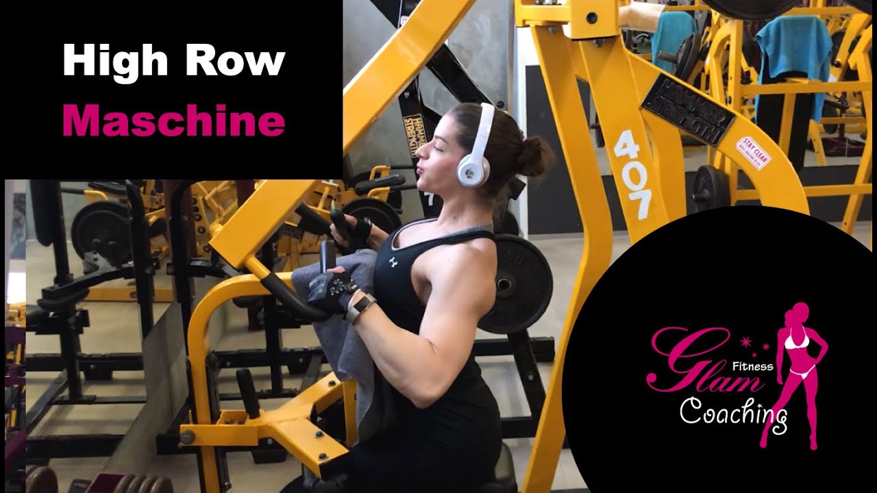 High Row Maschine (Hammer Strength) - YouTube