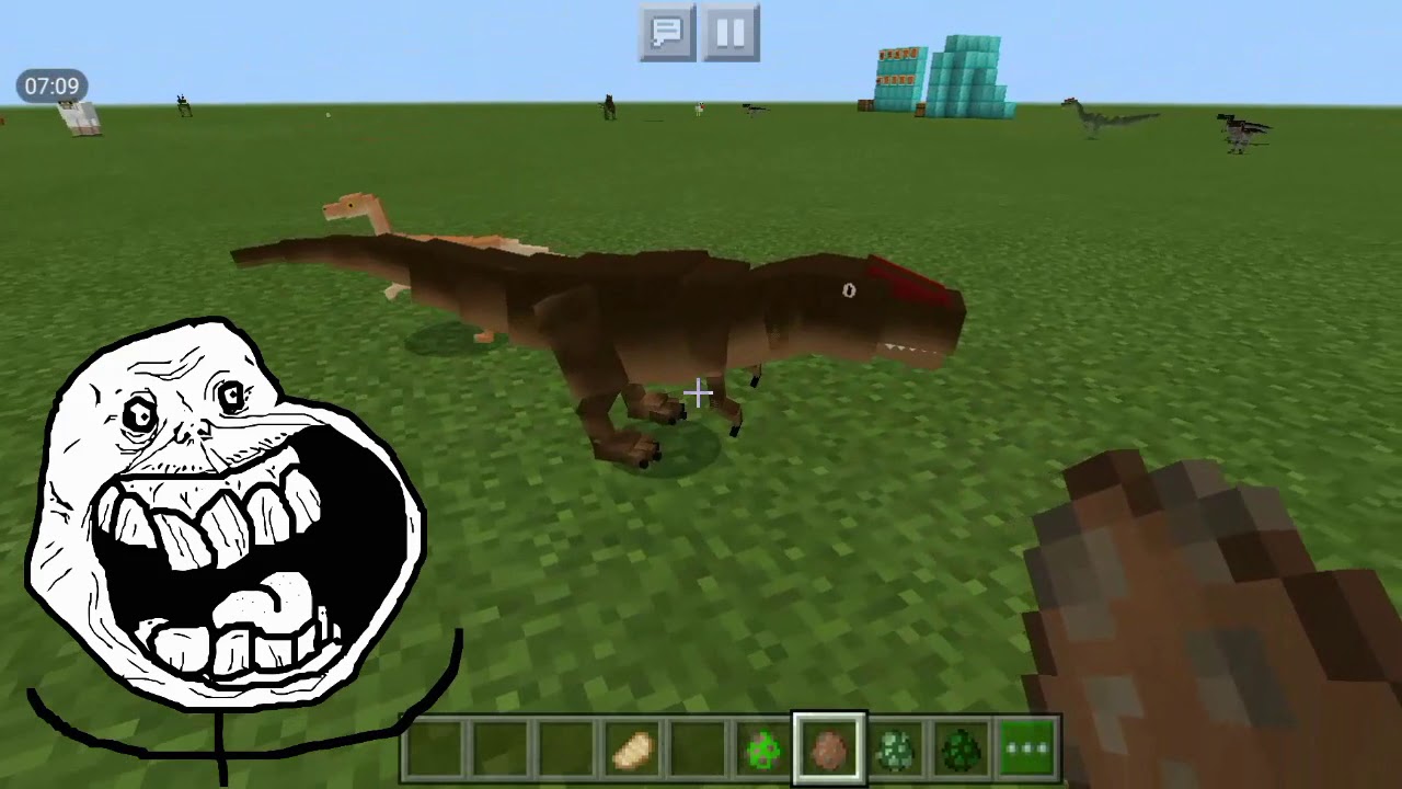 Jurásico parque Adon !!/ Dinosaurios en Minecraft - YouTube