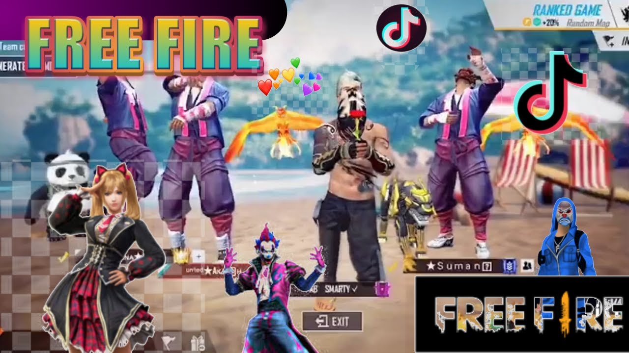 FREE FIRE ON TIK TOK!! FREE FIRE TIK TOK VIDEO!!BEST FREE FIRE TIK TOK ...