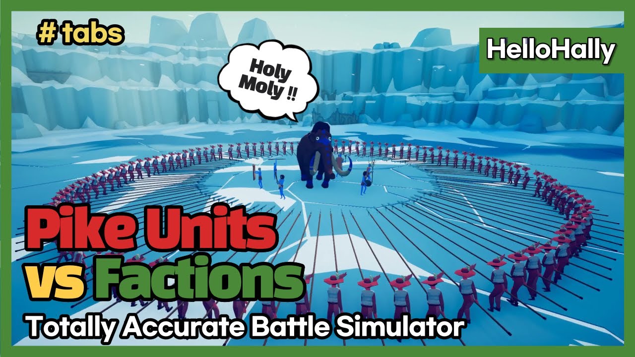 PIKE UNITS vs FACTIONS | TABS - Totally Accurate Battle Simulator - YouTube