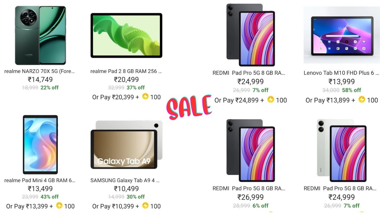 Best offer on tablets | Flagship Sale offer | @TheShopZ1997 - YouTube