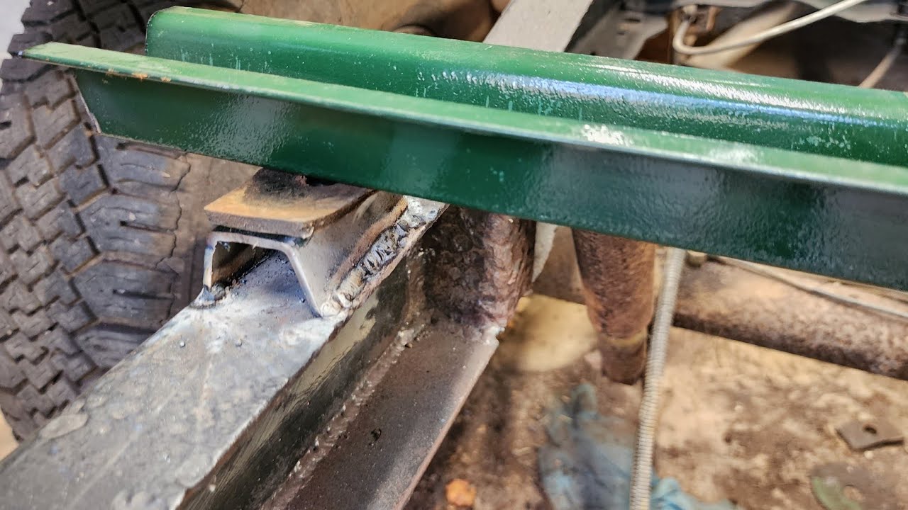Part 2 Jeep J10 Bed floor supports - YouTube
