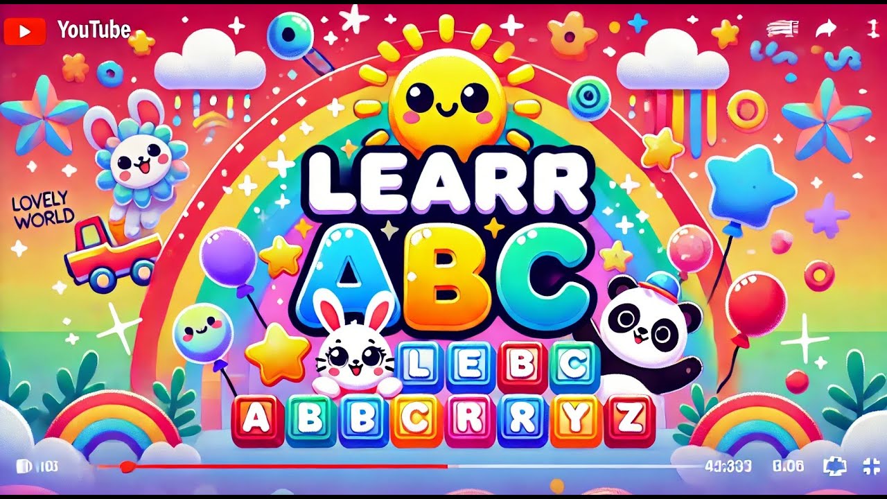 ABC with pictures | Alphabet a to z | learn the ABC with animation ...