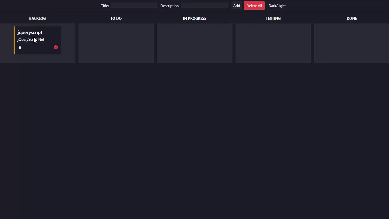 Draggable Kanban Board App Example - YouTube