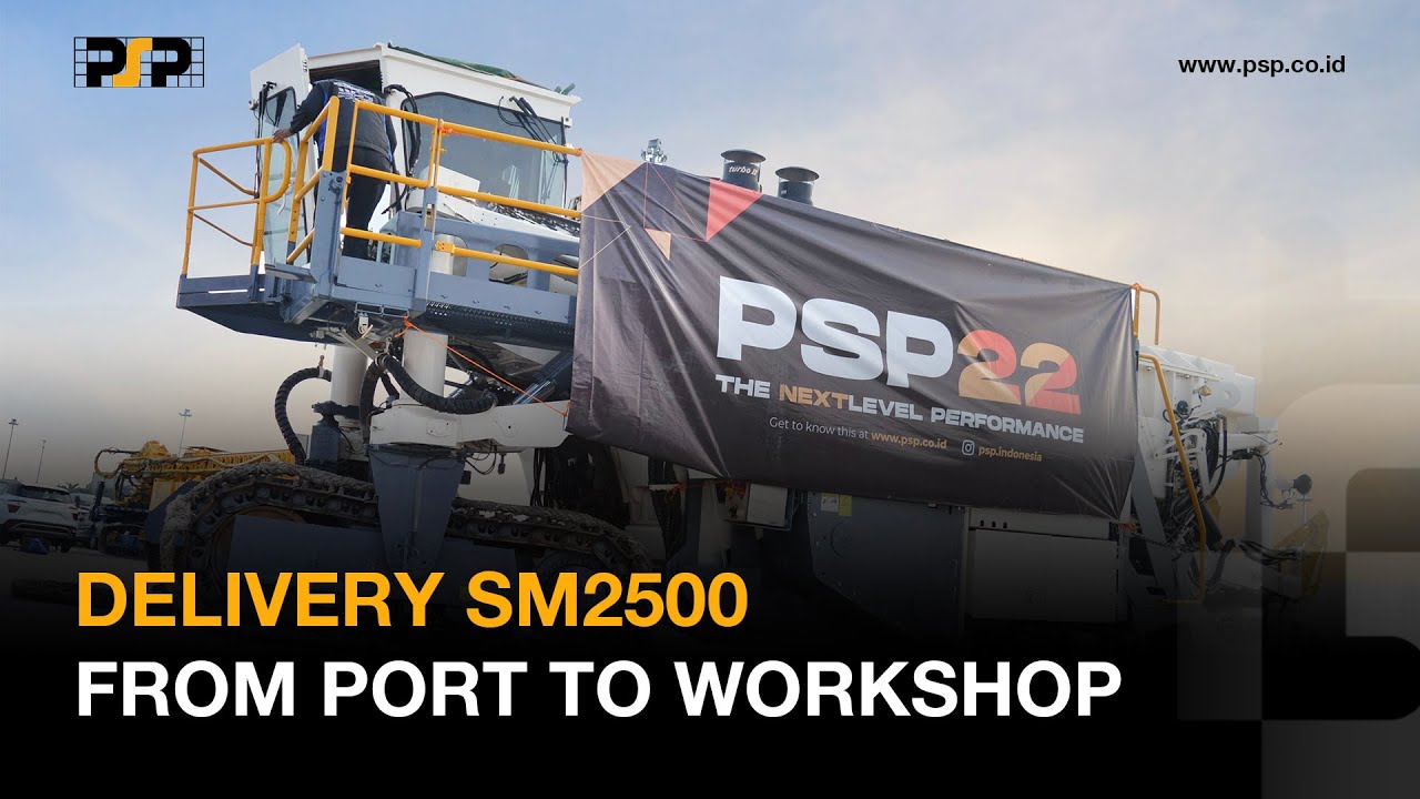 DELIVERY SM2500 FROM PORT TO WORKSHOP - YouTube