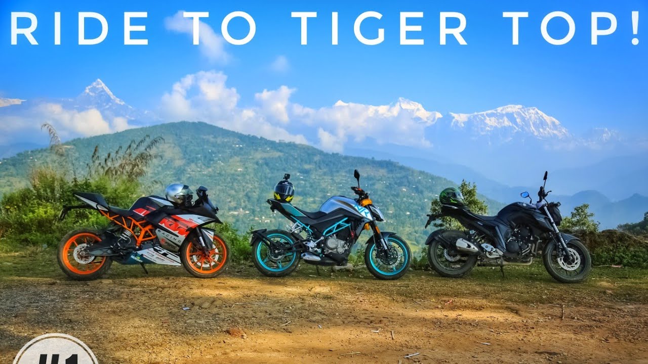 Ride to Tiger top! Pokhara | Nk250 | Rc200 | Fz250 - YouTube