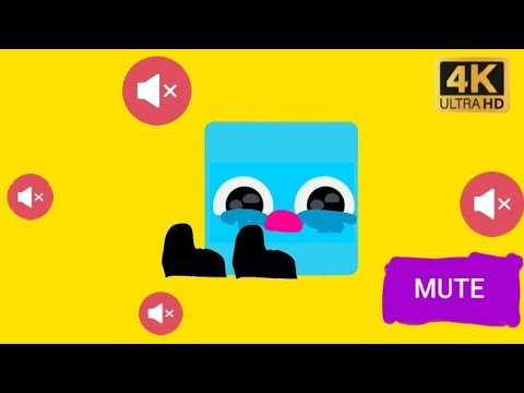 Cartoonito Nito Blue Cube Crying İn Mute 4K - YouTube