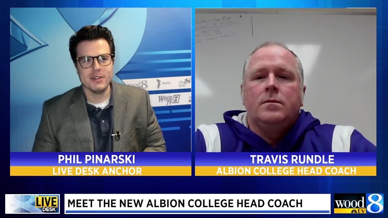 Meet Albion College's new head coach Travis Rundle - YouTube