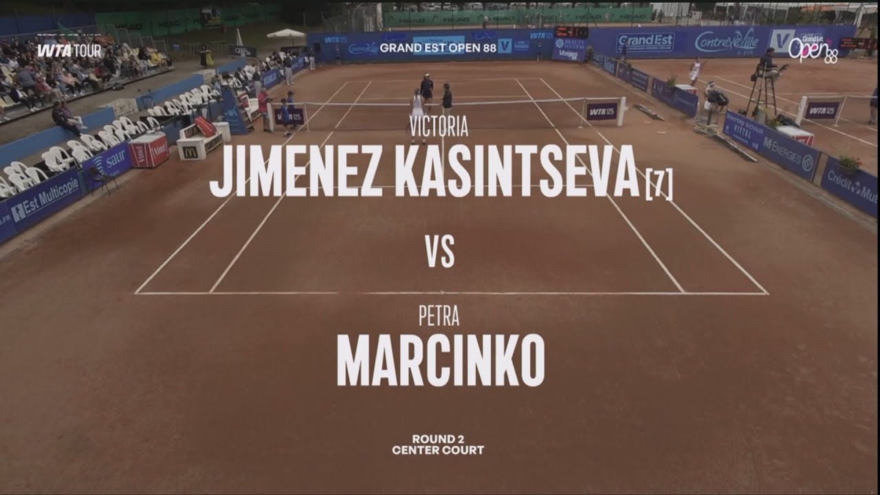 Victoria Jimenez Kasintseva (AND) vs Petra Marcinko (CRO) - Game, Set and Match Point - YouTube