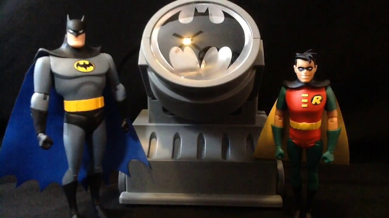 DC Collectibles Batman The Animated Series Batman & Robin w/ Bat Signal ...