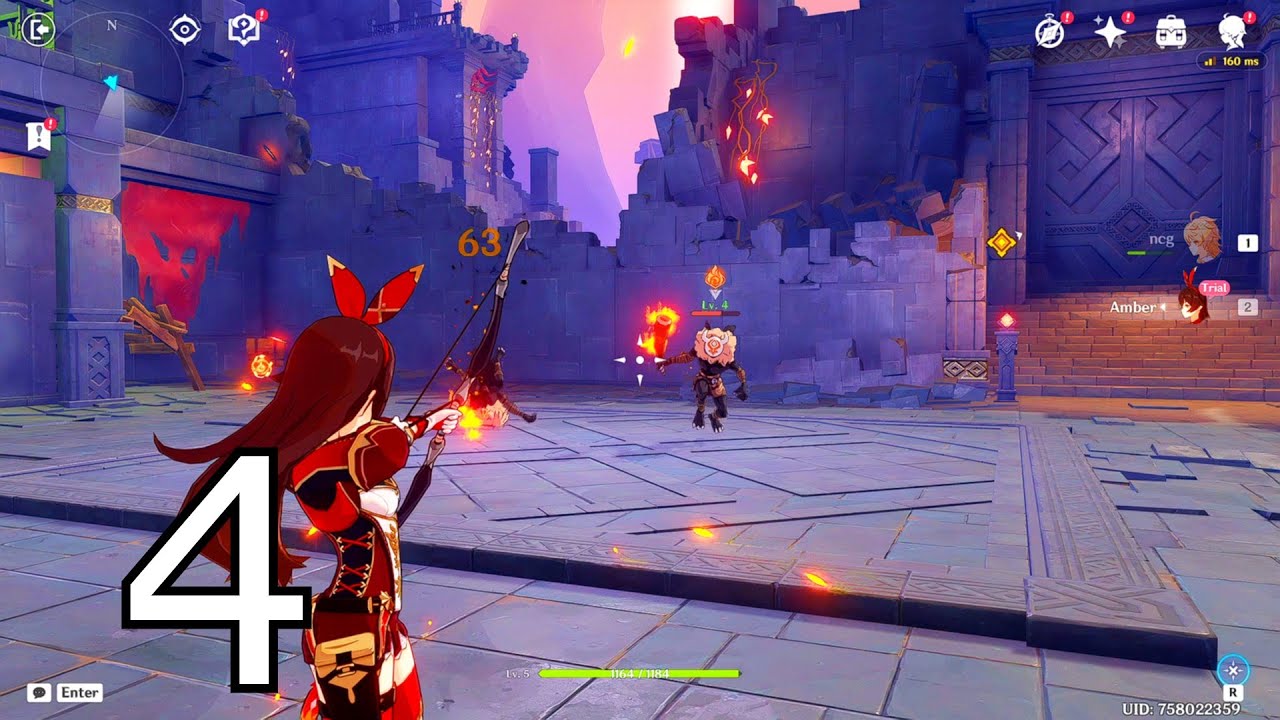 Genshin Impact Gameplay PC 1080p 60fps Free To use | No Copyright ...