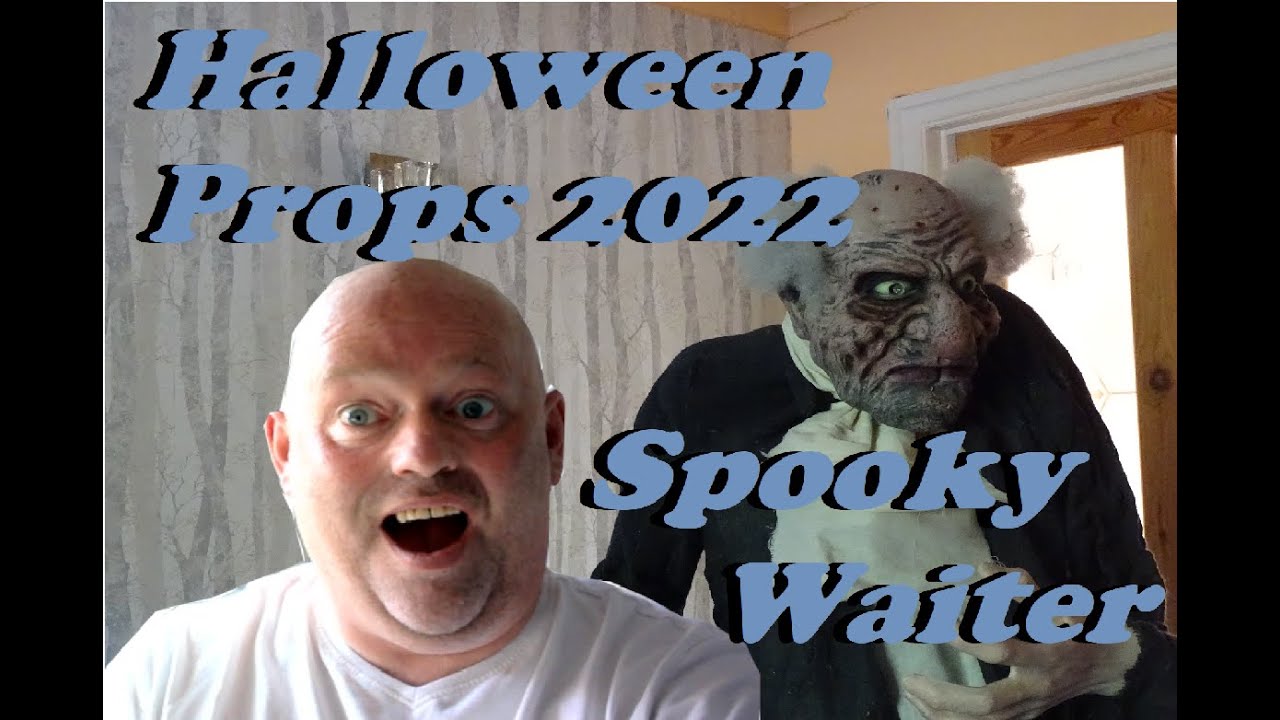 Halloween Props 2022 Spooky Waiter "Haunted Hallows" - YouTube