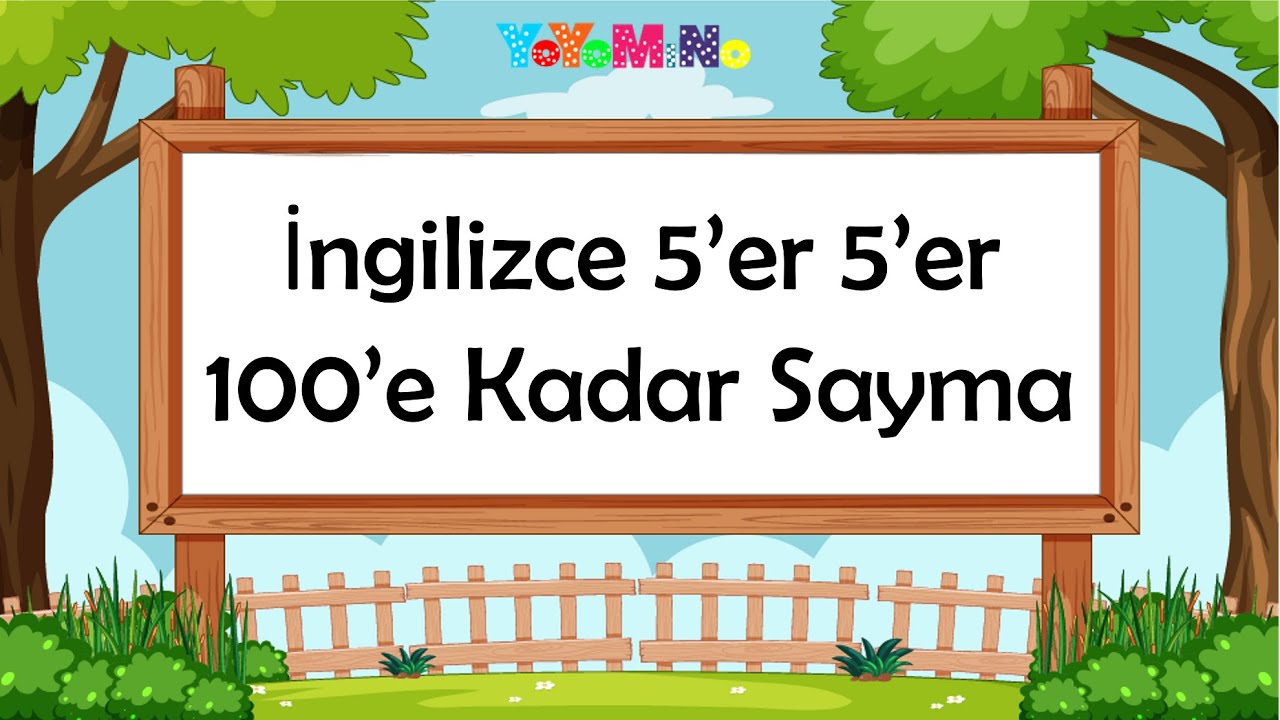 İngilizce 5'er 5'er 100'e Kadar Ritmik Sayma | İngilizce Ritmik Sayılar | 5 - 100 | Mino ...