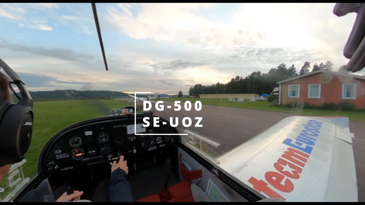 Towing a DG-500 glider - SE UOZ - YouTube