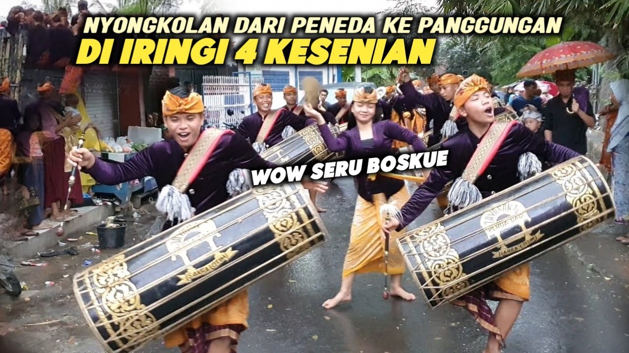 NYONGKOLAN PENEDA KE PANGGUNGAN DI IRINGI GENDANG BELEQ JAYA BAKTI ...