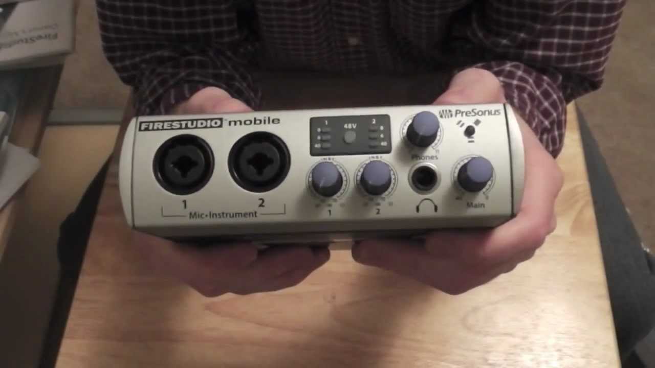 Presonus FireStudio Mobile Unboxing - YouTube
