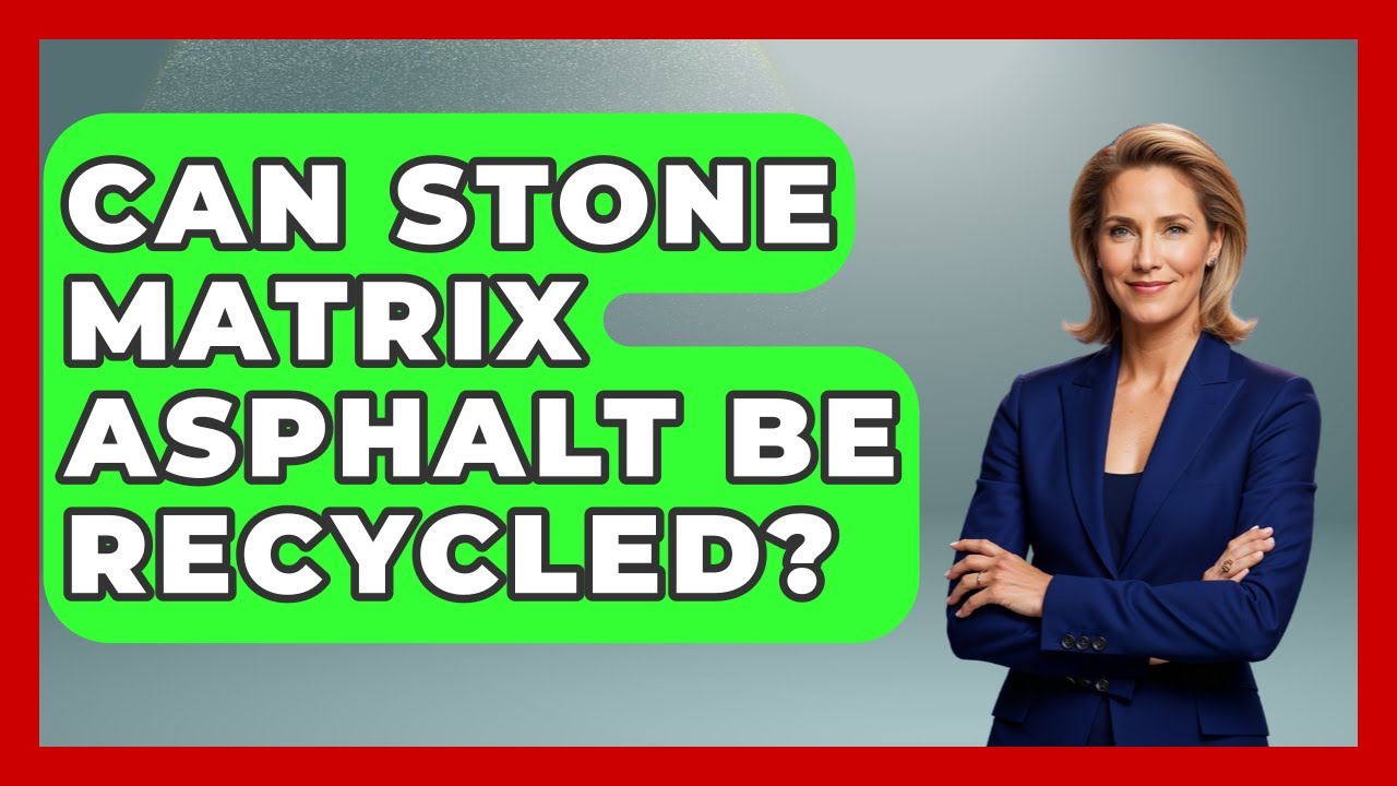 Can Stone Matrix Asphalt Be Recycled? - Civil Engineering Explained - YouTube