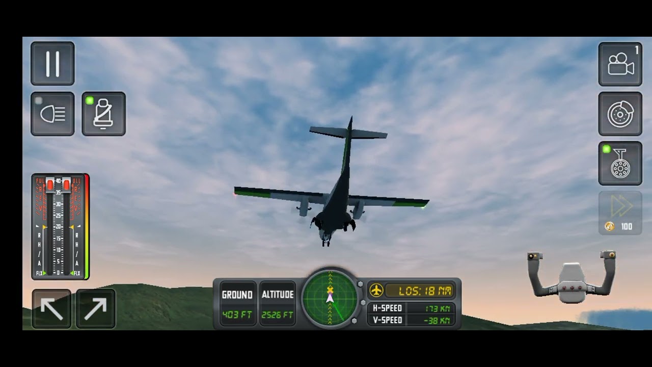 (Flight Sim 2018)-Первый полёт - YouTube