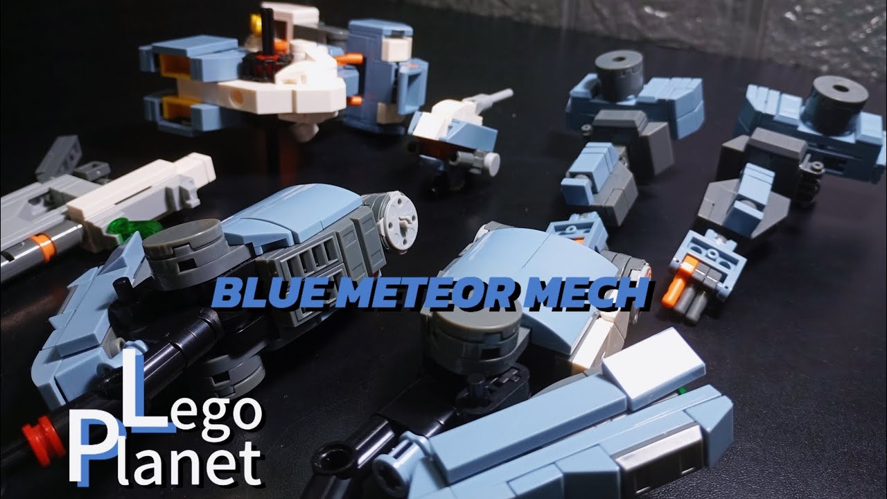 Lego Mech Blue Meteor | Stop Motion Build | Unofficial Lego - YouTube